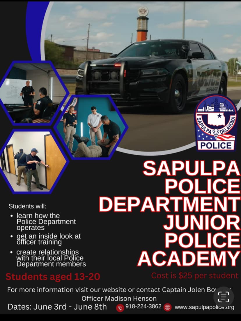 Junior Police Academy – Sapulpa Police Department